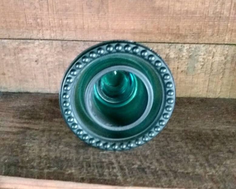 Hemingray - 42 Railroad Telegraph Insulator Blue Green Glass Made in ...