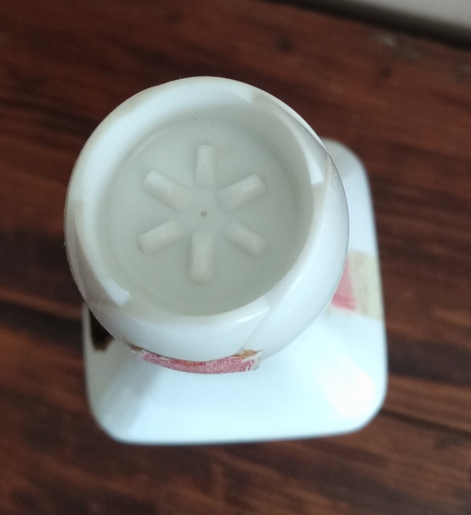 Vandermint Liqueur Decanter 1970s Milk Glass Bottle Windmills and ...