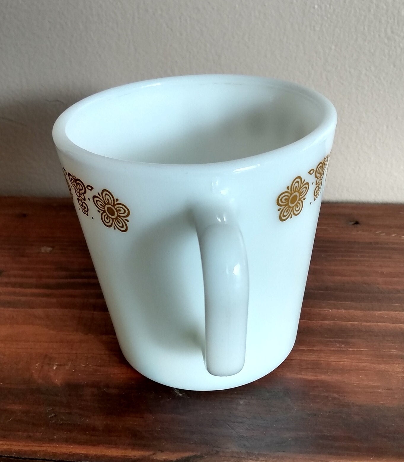 Vintage Pyrex Gold Butterfly Coffee Cup No. 1410 Milk Glass - Etsy