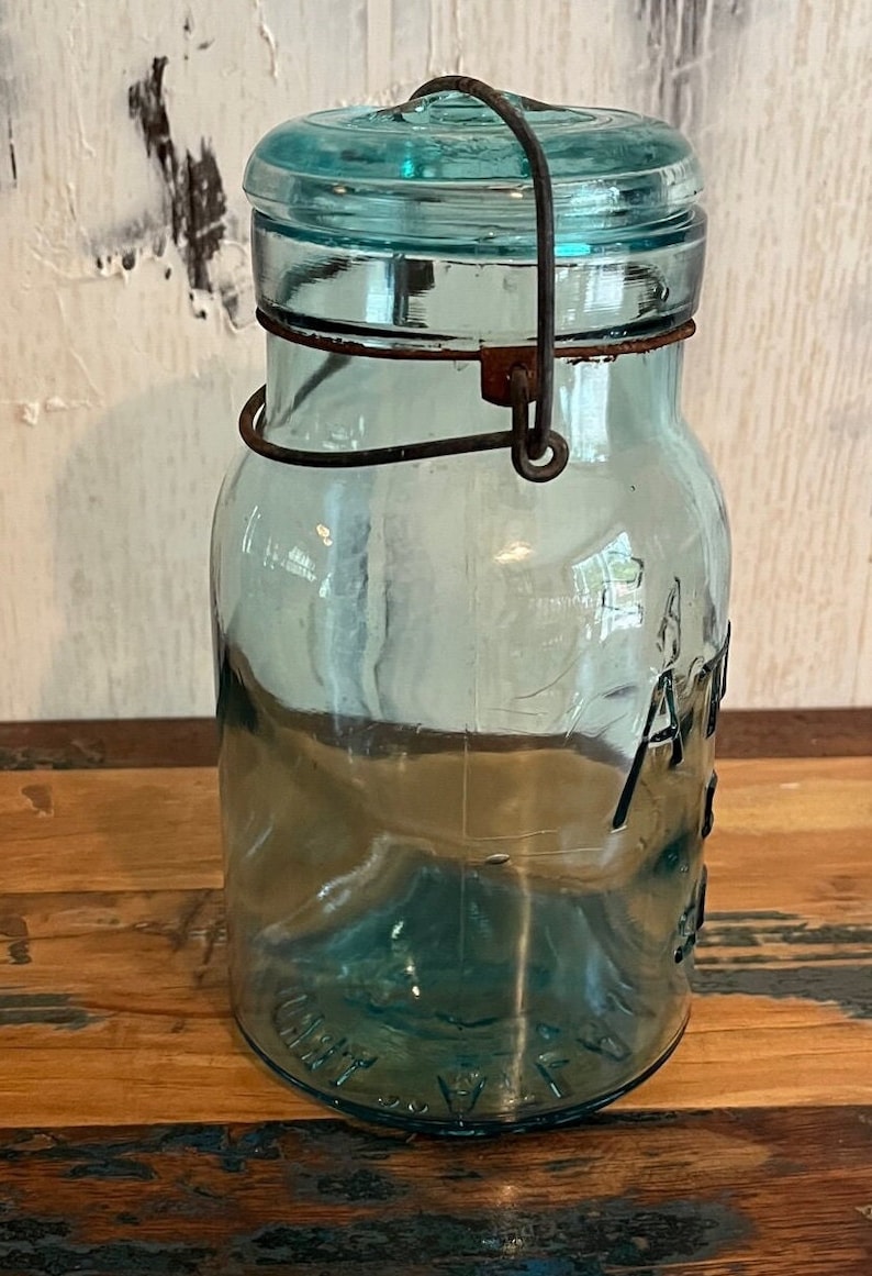 Atlas Aqua Blue E-Z Seal Canning Jar Wire Bail - Etsy