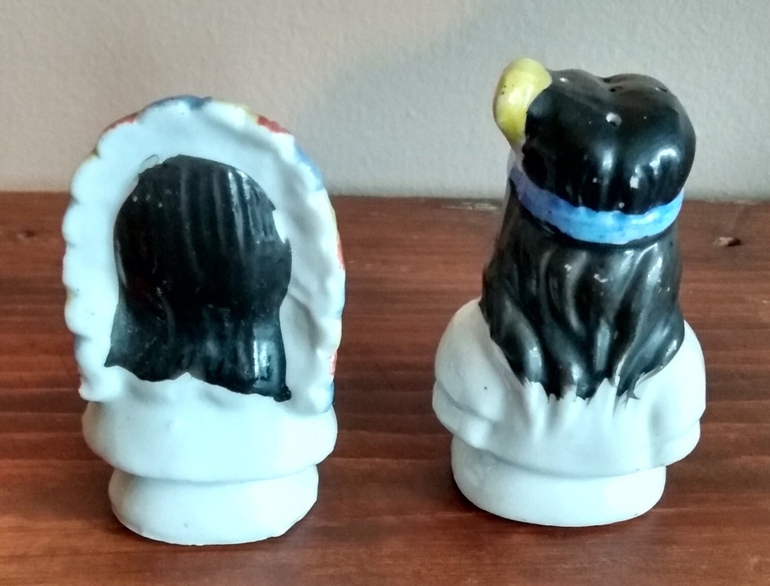 Vintage Ceramic Native American Indian Salt and Pepper Shakers Japan - Etsy