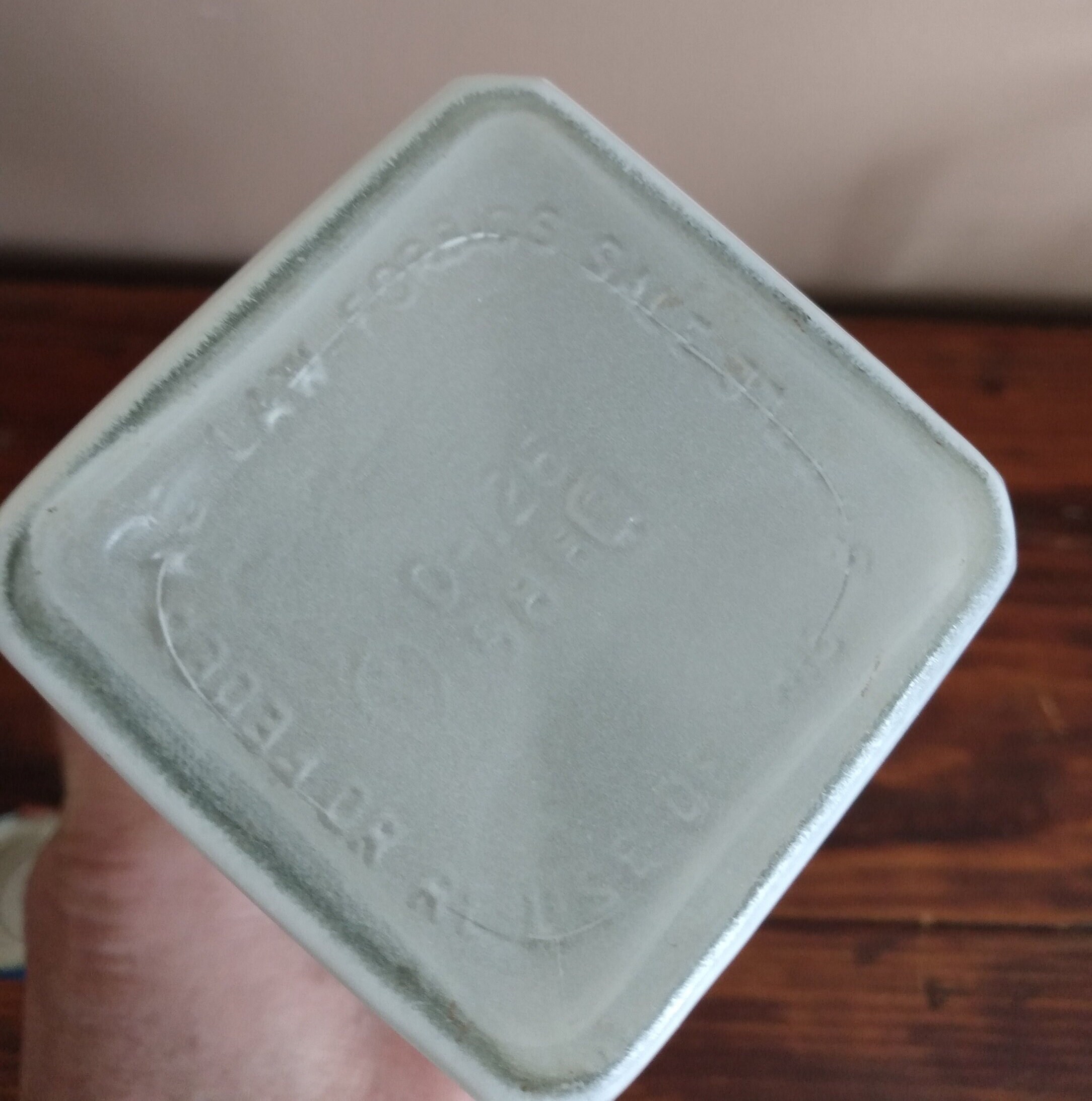 Vandermint Liqueur Decanter 1970s Milk Glass Bottle Windmills and ...