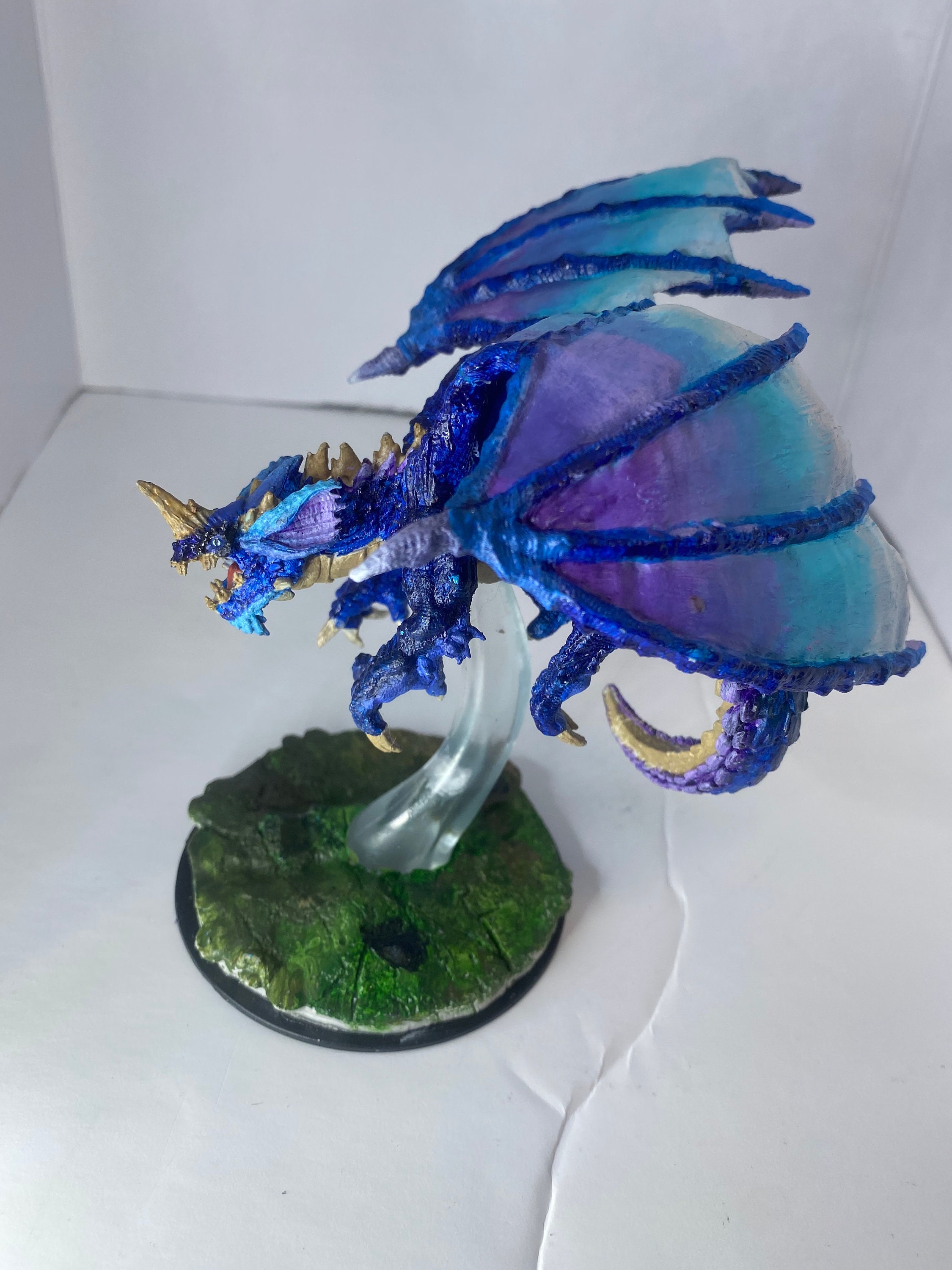 D&D Hand-painted Adult Blue Dragon - Etsy