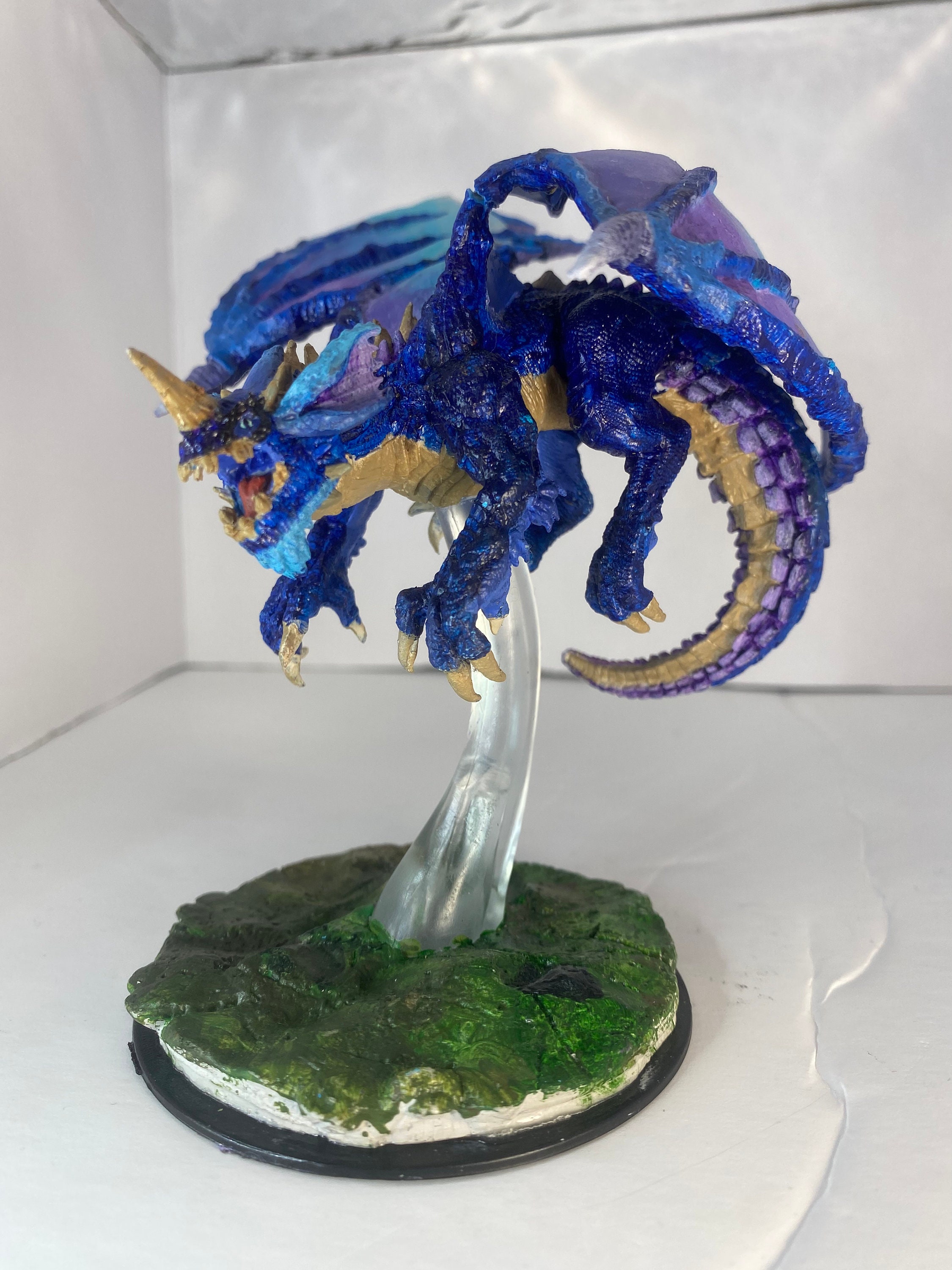 D&D Hand-painted Adult Blue Dragon - Etsy