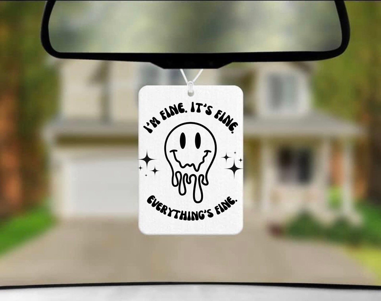 It's Fine Smiley Face SVG PNG - Melted Smiley - Digital Download - Etsy