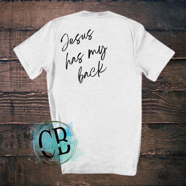 Jesus Has My Back With Pocket Design SVG PNG | Jesus | Cross | Heart ...