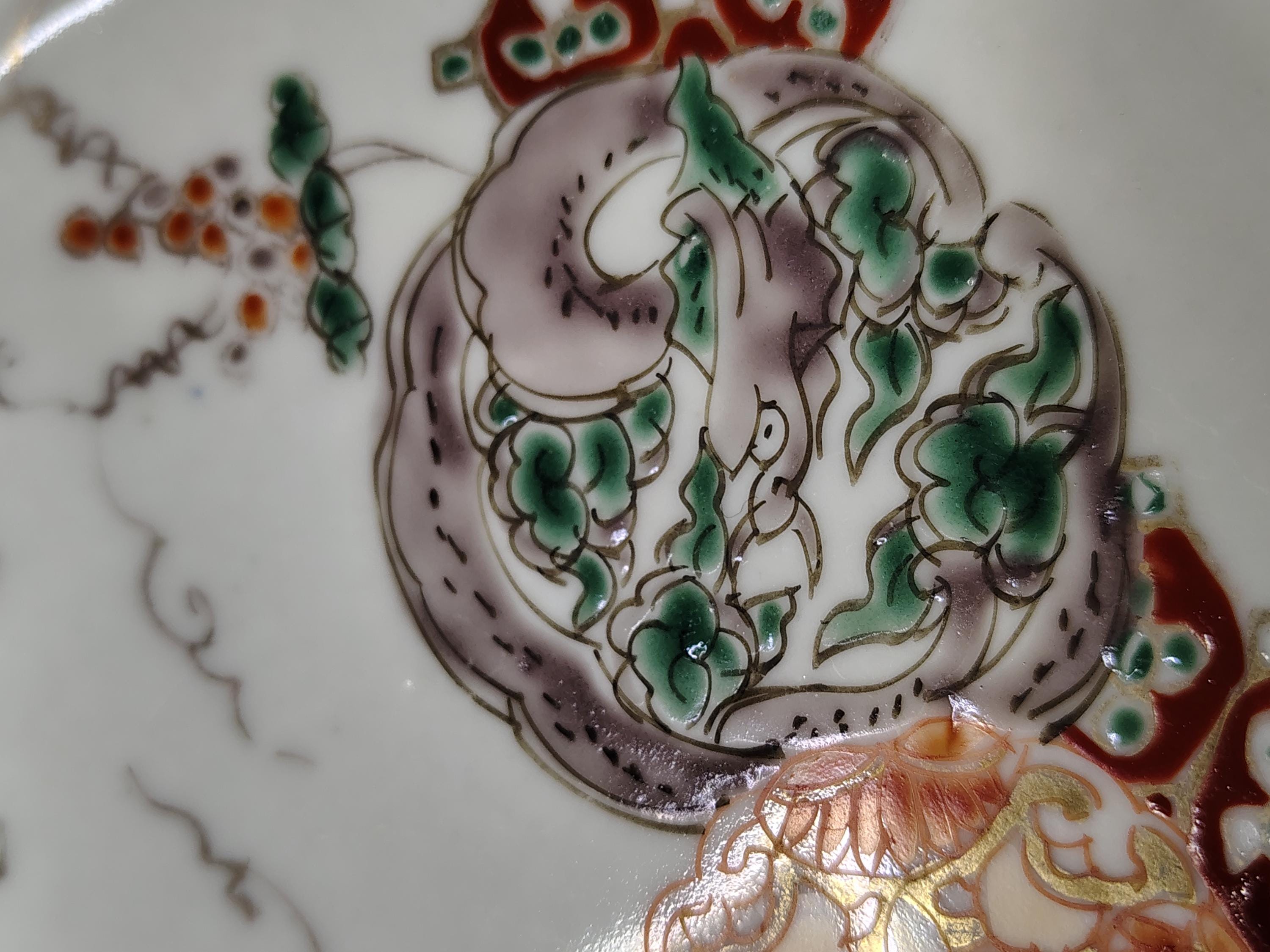 Phenomenal Pair Genroku Period Scalloped Porcelain Low Bowls Arita Ki ...