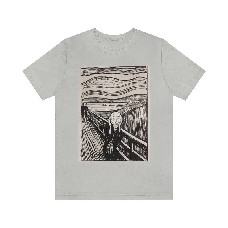 Edvard Munch the Scream Shirt - Aesthetic Shirt, Aesthetic Clothing ...