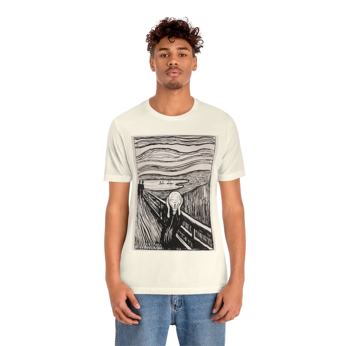 Edvard Munch the Scream Shirt - Aesthetic Shirt, Aesthetic Clothing ...