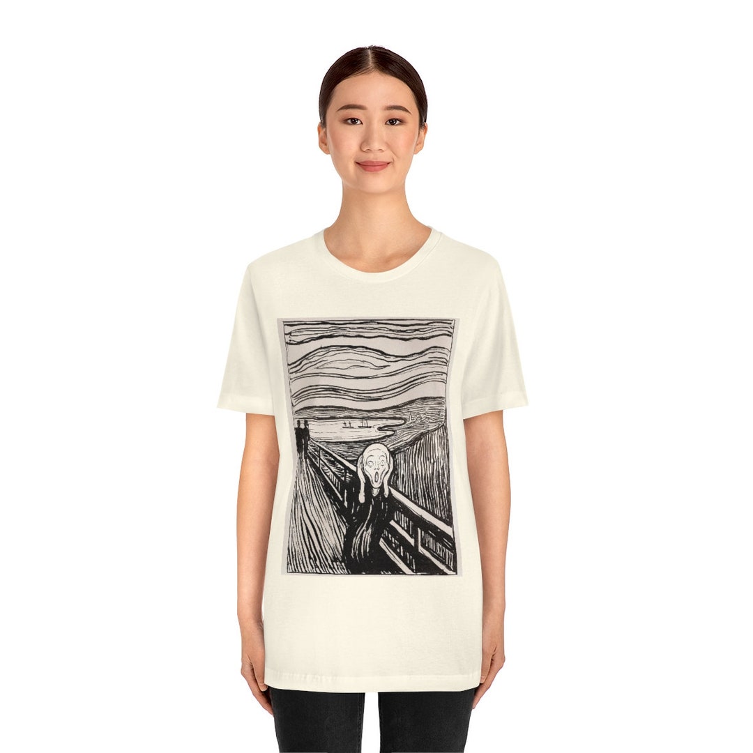 Edvard Munch the Scream Shirt - Aesthetic Shirt, Aesthetic Clothing ...