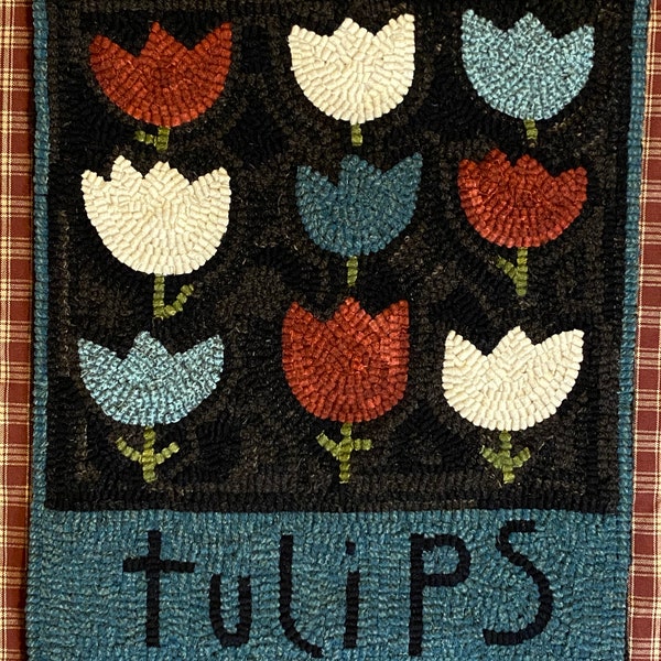 Primitive Hooked Rug - Etsy