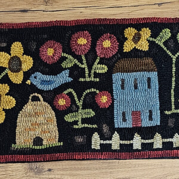Hooked Wool Rug - Etsy