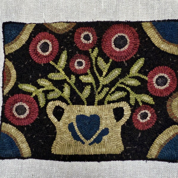 Primitive Hooked Rug - Etsy