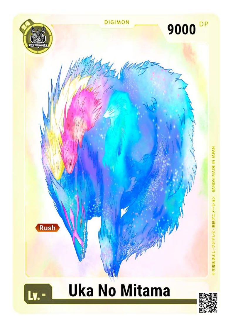 Digimon Token | Uka No Mitama & Pipe Fox Token | Sakuyamon | Release 2. ...