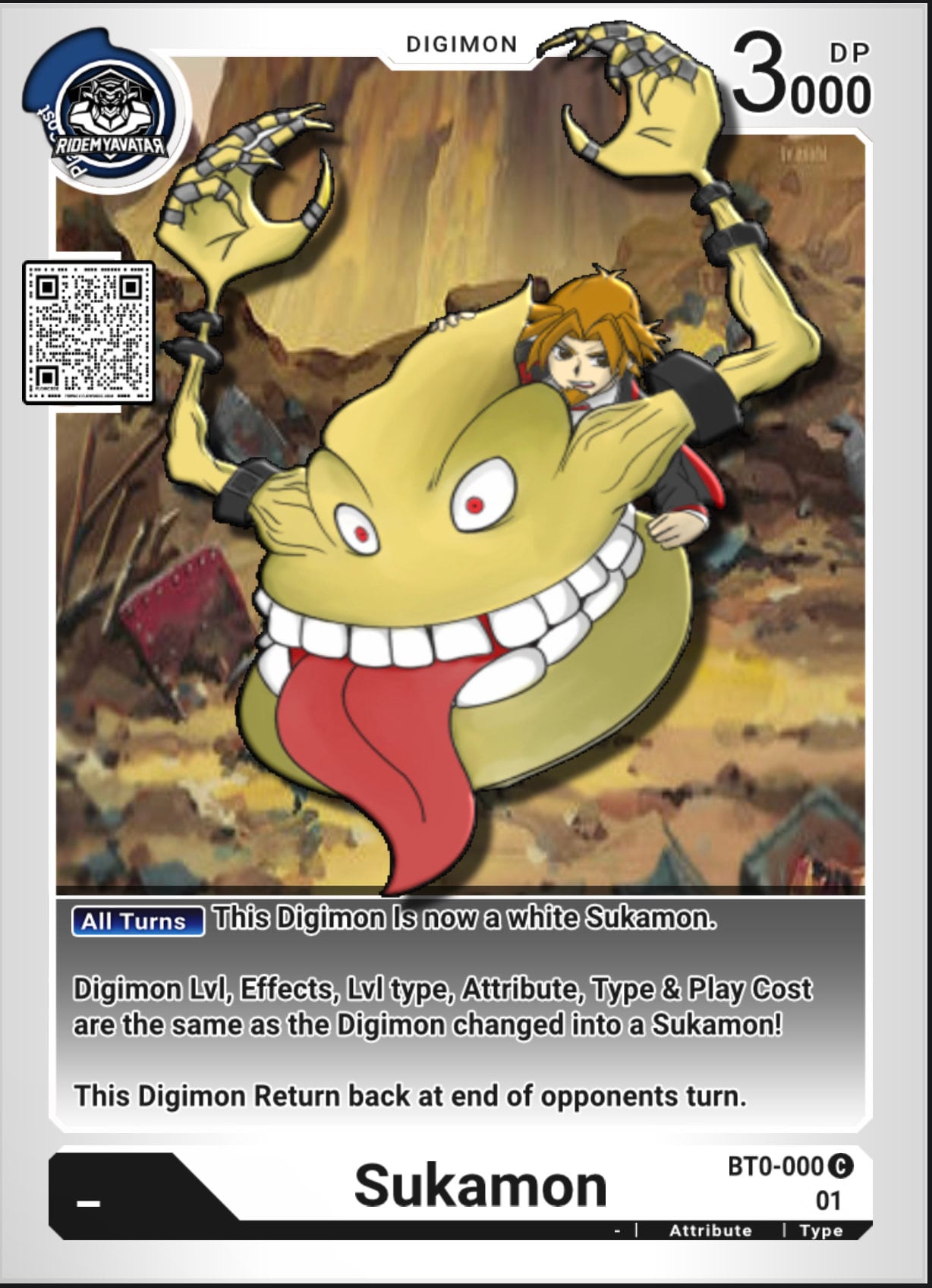 Set of Four Digimon TCG Sukamon Tokens - Etsy