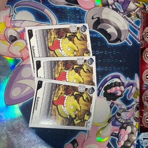 Set of Four Digimon TCG Sukamon Tokens - Etsy