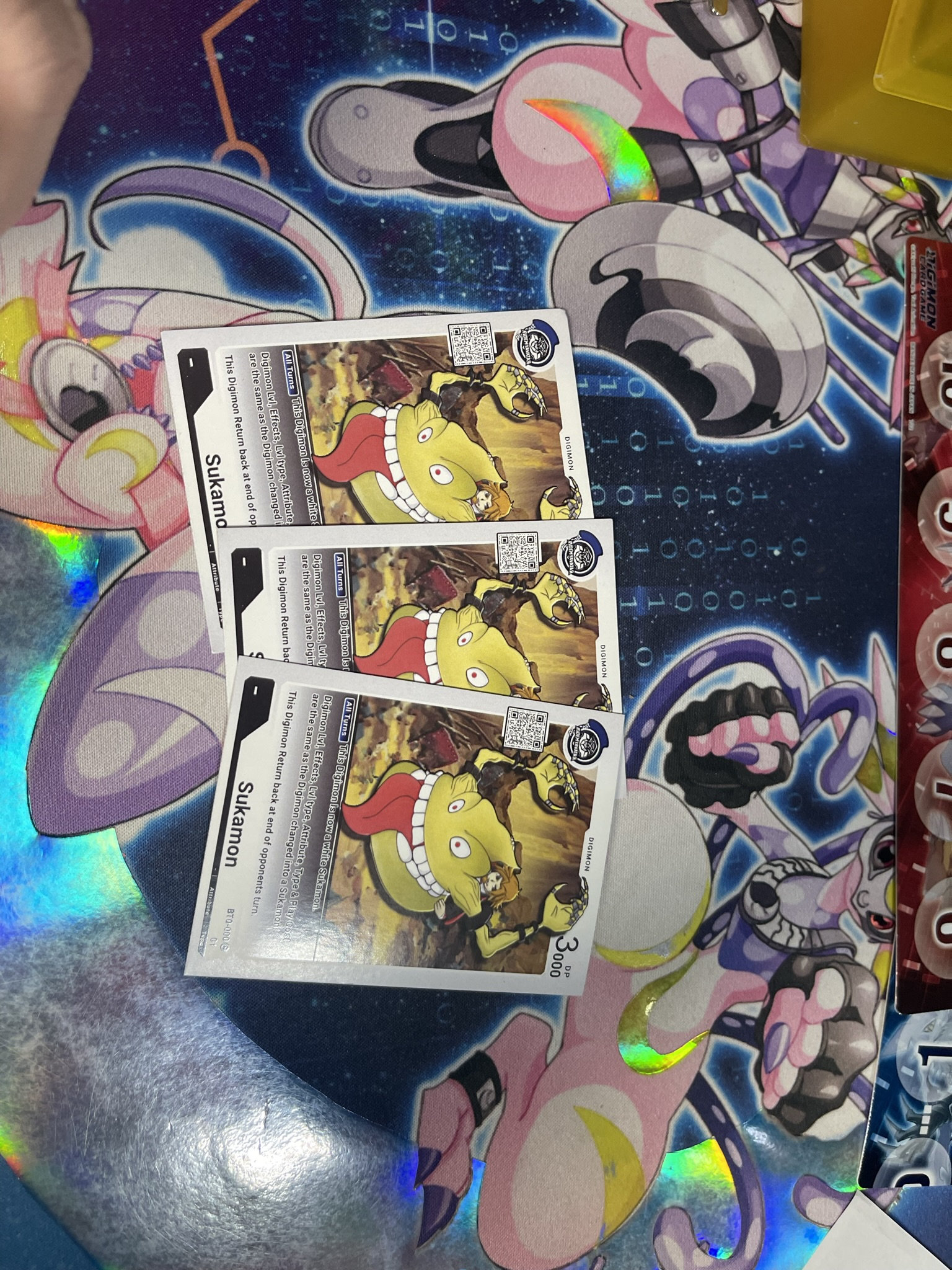 Set of Four Digimon TCG Sukamon Tokens - Etsy