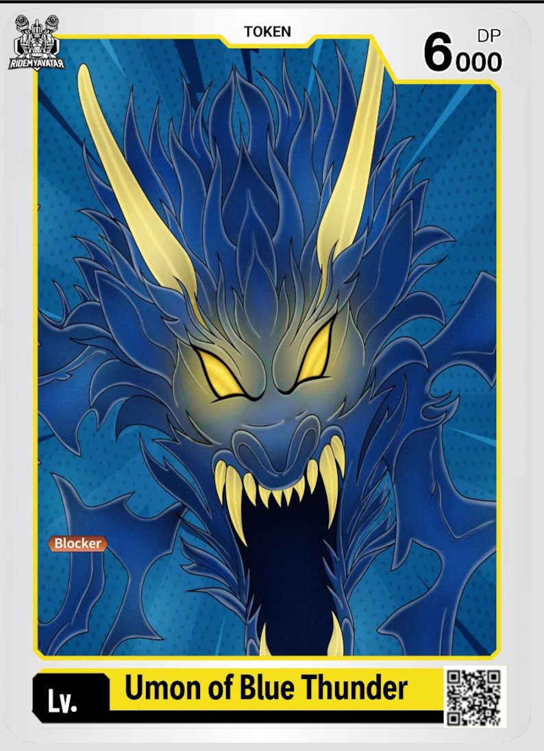 Fichas de Digimon TCG / 2 fichas de Amon de la Llama Carmesí y Umon del ...