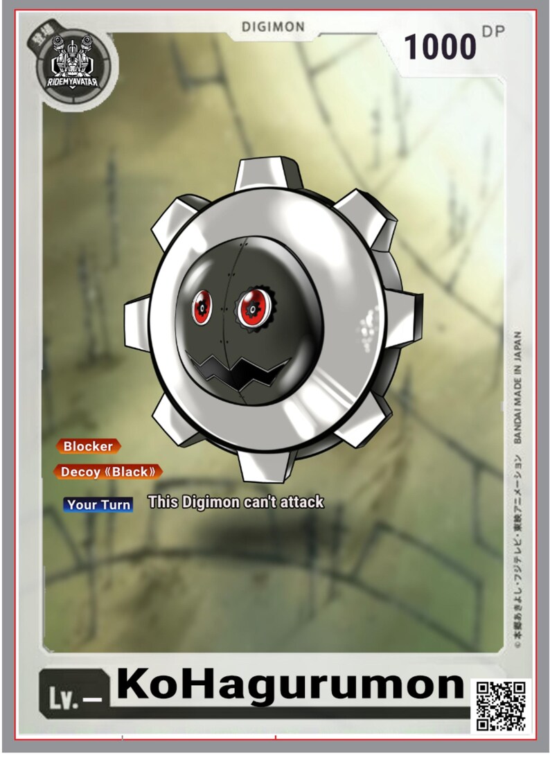 Digimon Token Kohagurumon Hagurumon X Antibody Digimon Card Game - Etsy