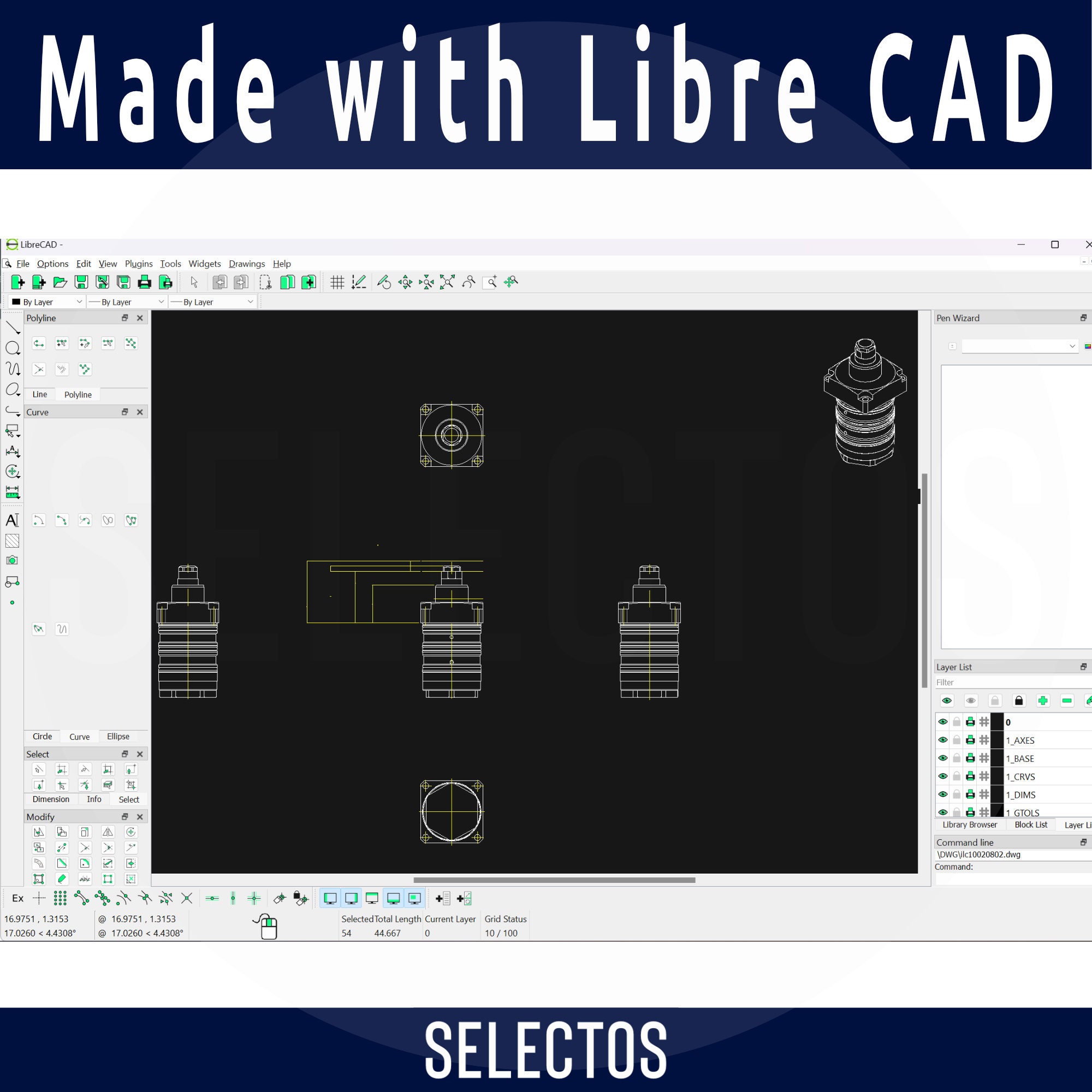 New CAD 2D Design Libre Program in a USB Includes Pdfs Install, User ...