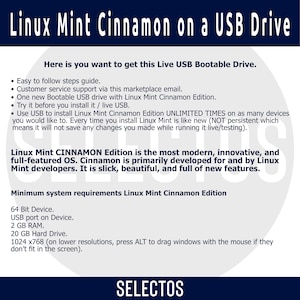 Linux Mint 22.1 Xia Cinnamon 64bit Edition Live Bootable USB - Etsy