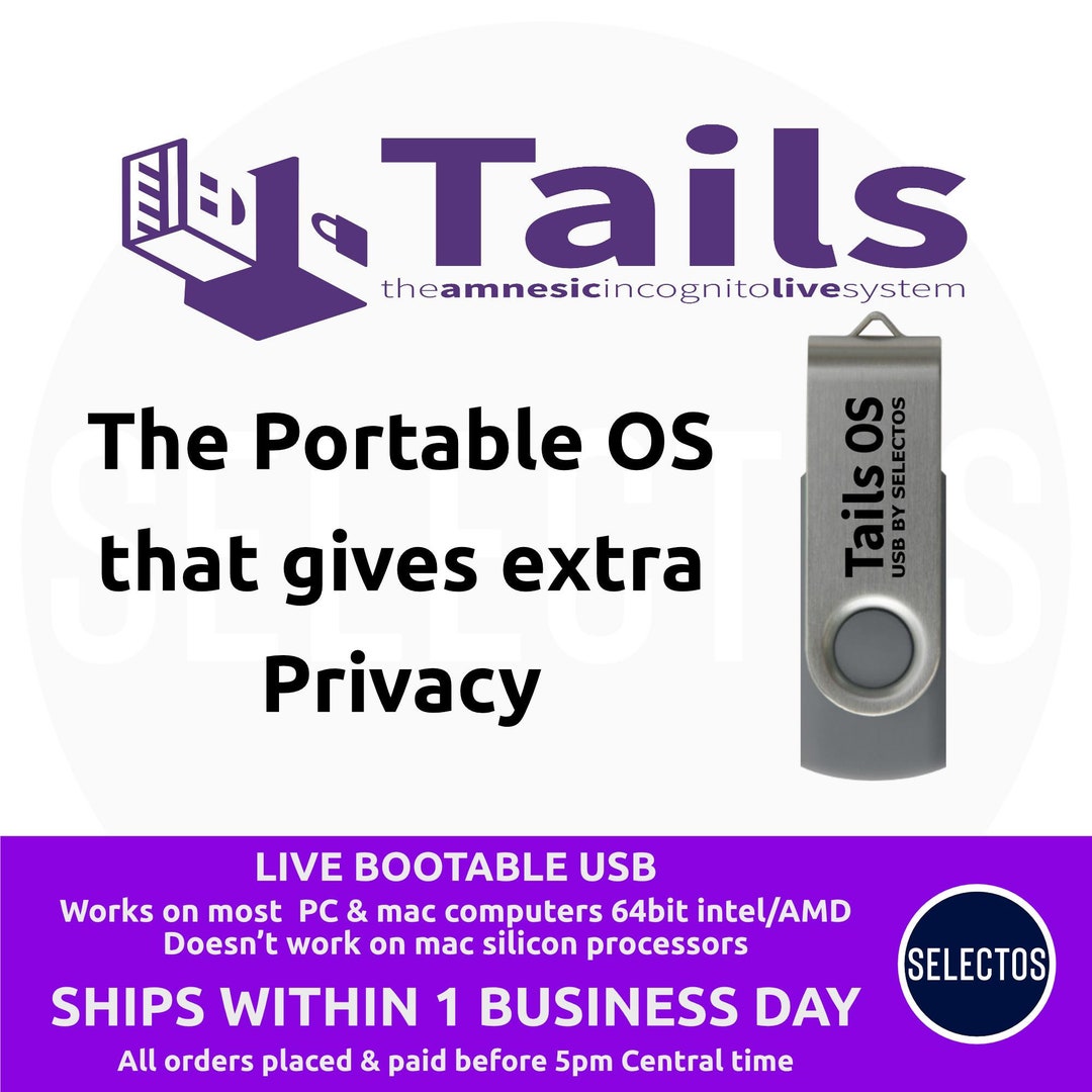 Tails 7.1 Linux 64bit Live Bootable USB Anonymous Operating System - Etsy