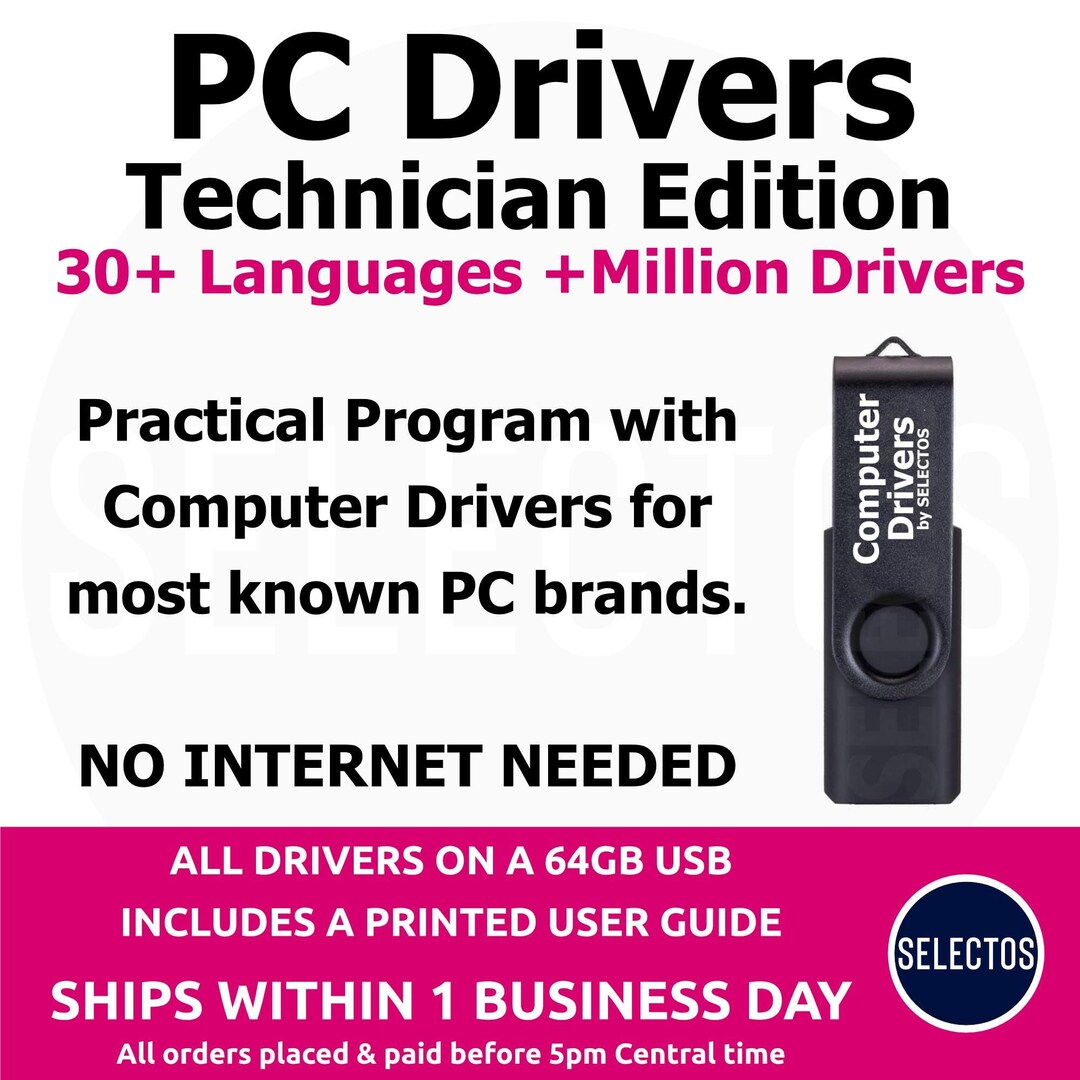 PC Laptop and Desktop Drivers Latest Edition for Most PC Brands - Etsy