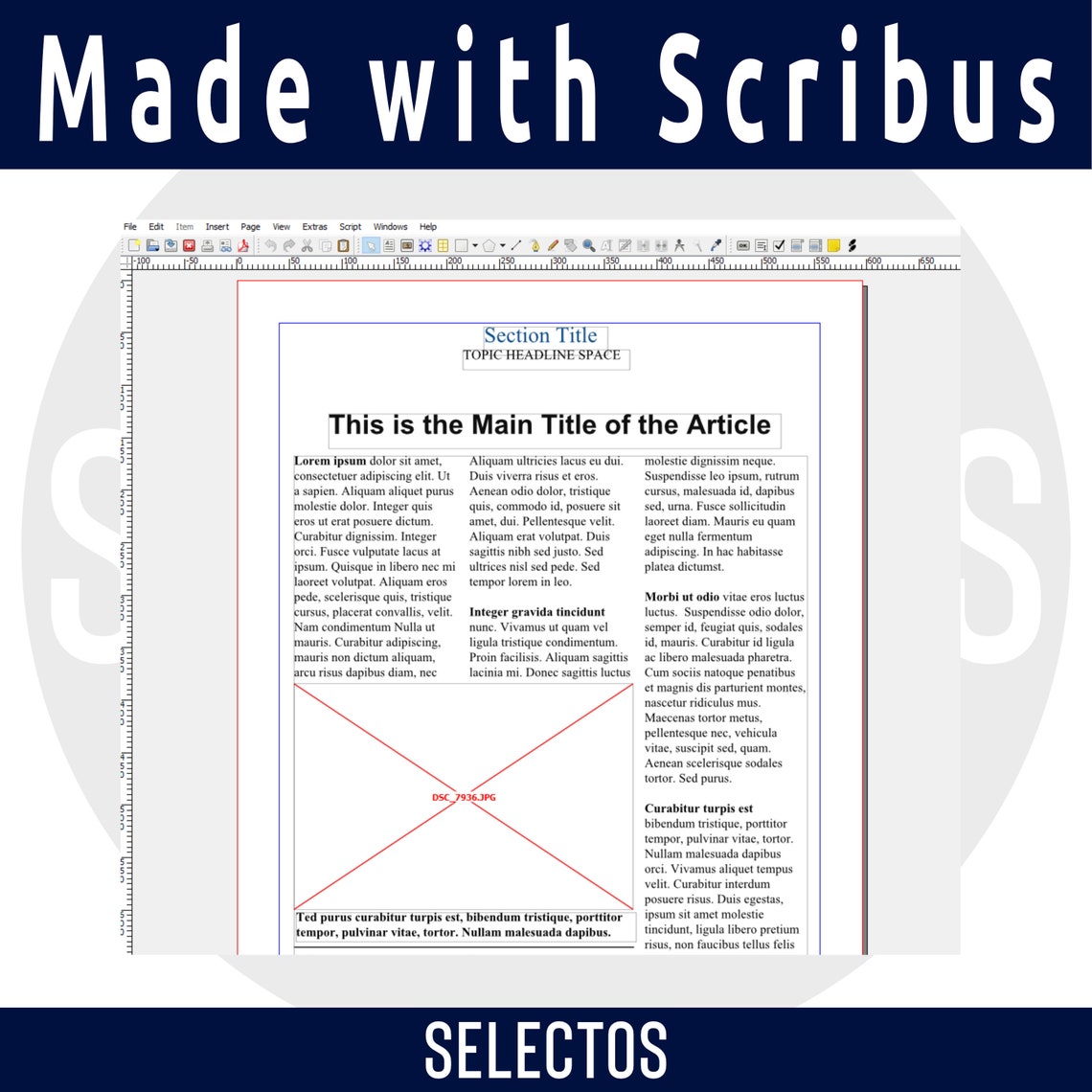 Desktop Publishing Macos Scribus Software on USB Make Cards Banners ...