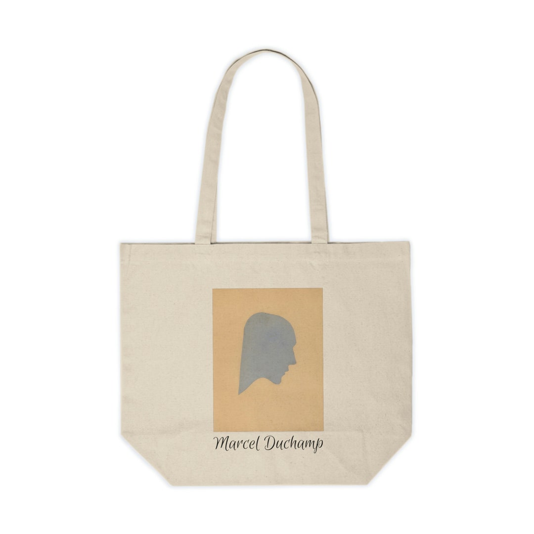 MARCEL DUCHAMP Canvas Shopping Tote Bag French Artist Cubism Dada ...