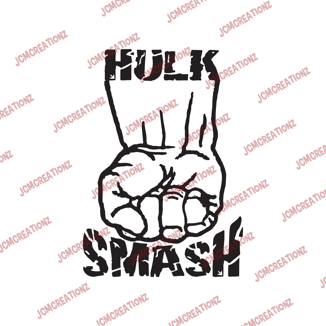Hulk Smash T-shirt Marvel Avengers Great for Cricut - Etsy