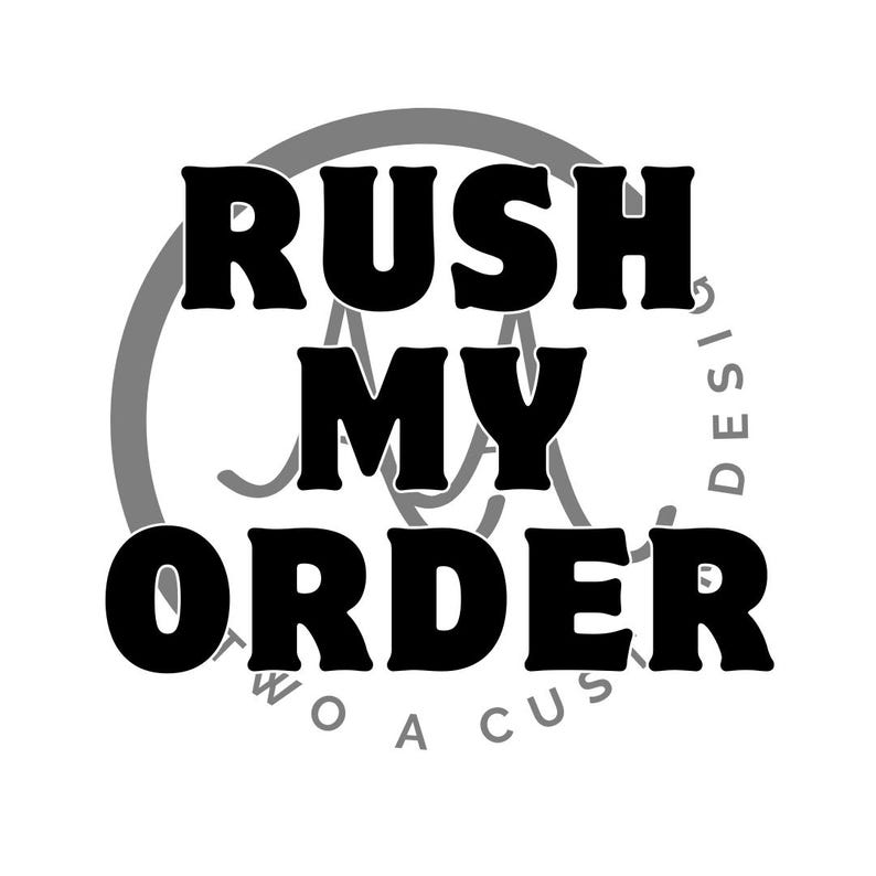 Rush My Order Option - Etsy