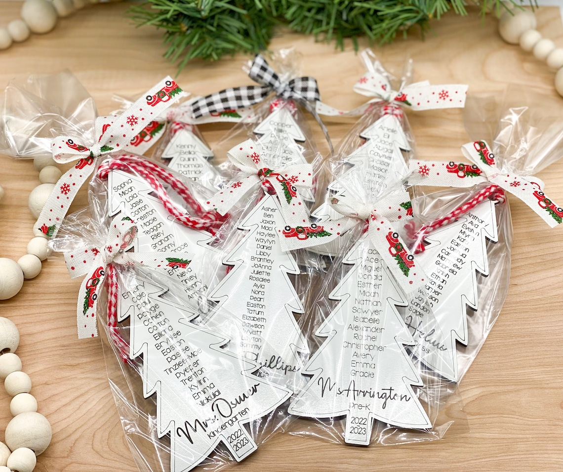 Teacher Class Christmas Tree Ornament Whiteboard Ornament - Etsy