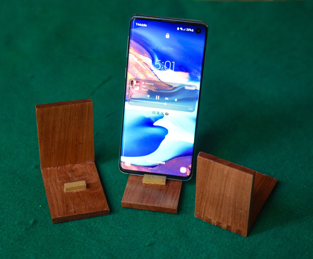 Phone Stand: African Rosewood - Etsy