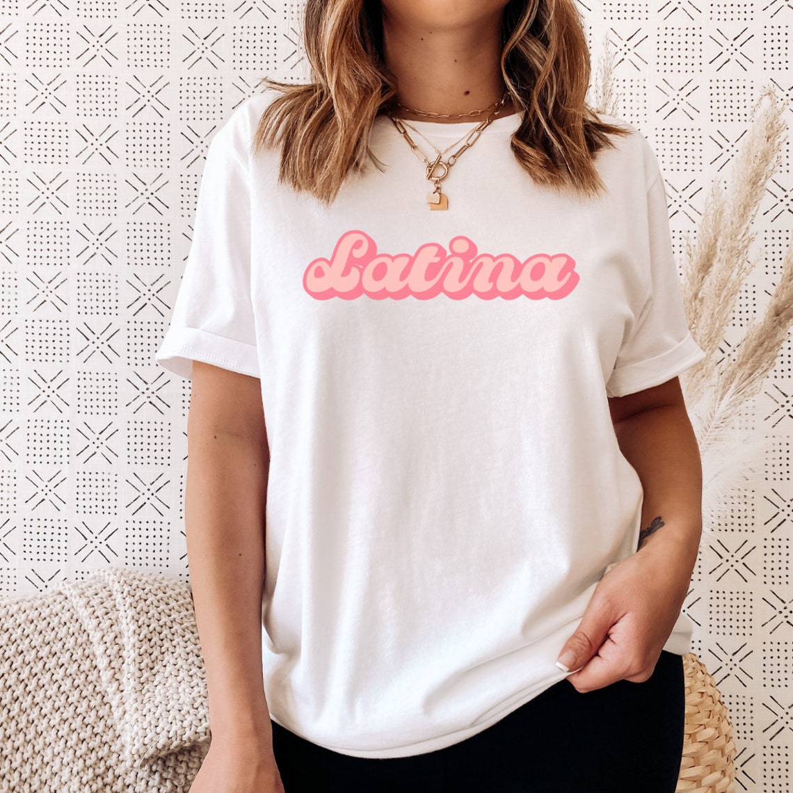 Latina PNG Digital PNG Design Latina Graphic Design Latina Retro Design ...