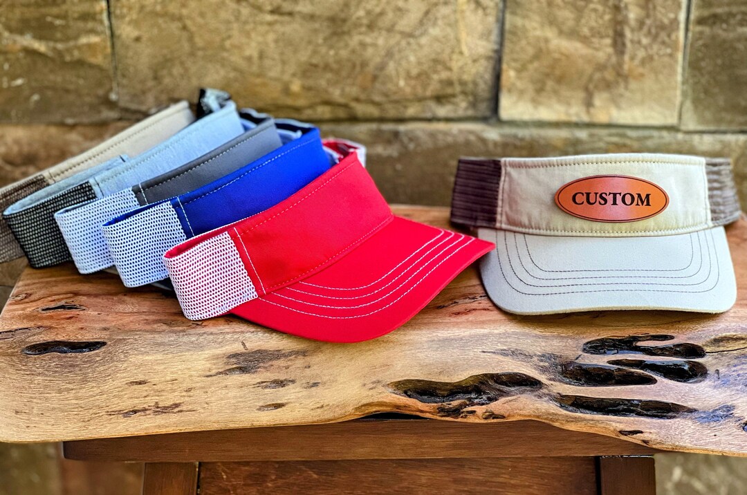 CUSTOM Leather Patch Visor Richardson 712 - Etsy