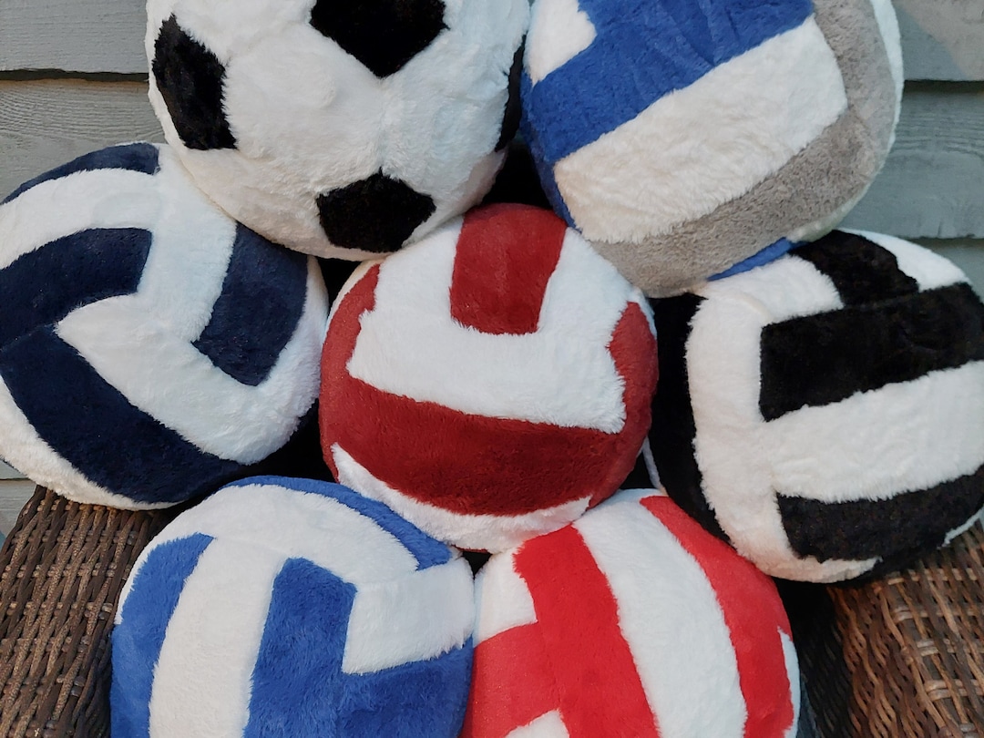 OVERSIZED Plush Volleyball, Super Soft Volleyball Pillow, Volleyball ...