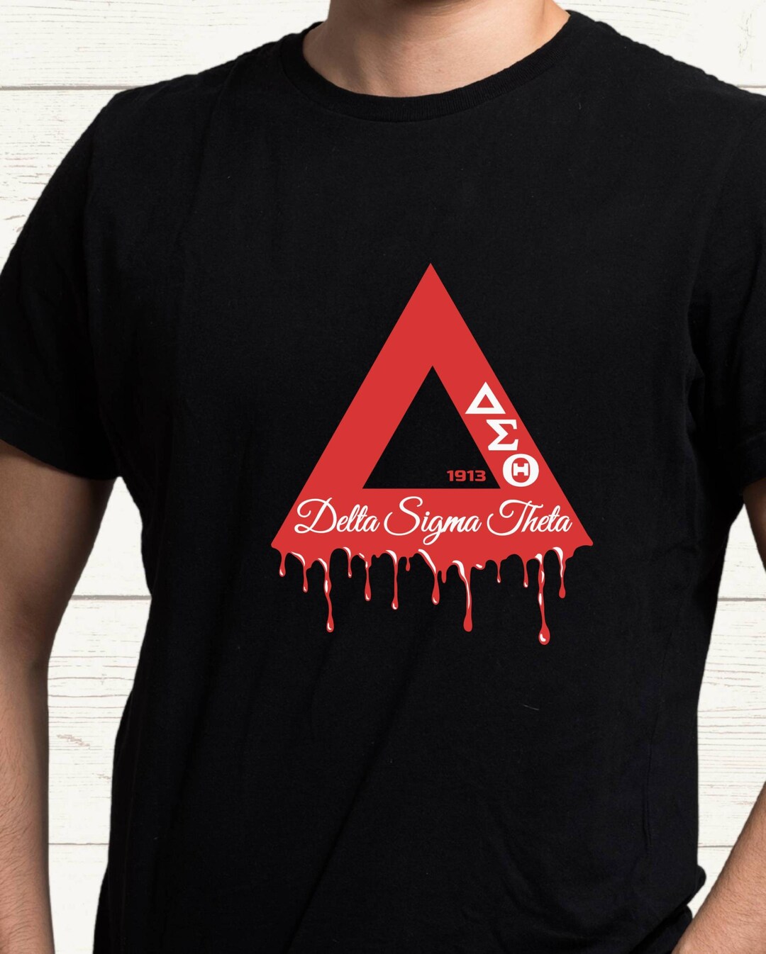 Delta Sigma Theta Dripping Delta Tee, Support Black History Month Shirt ...