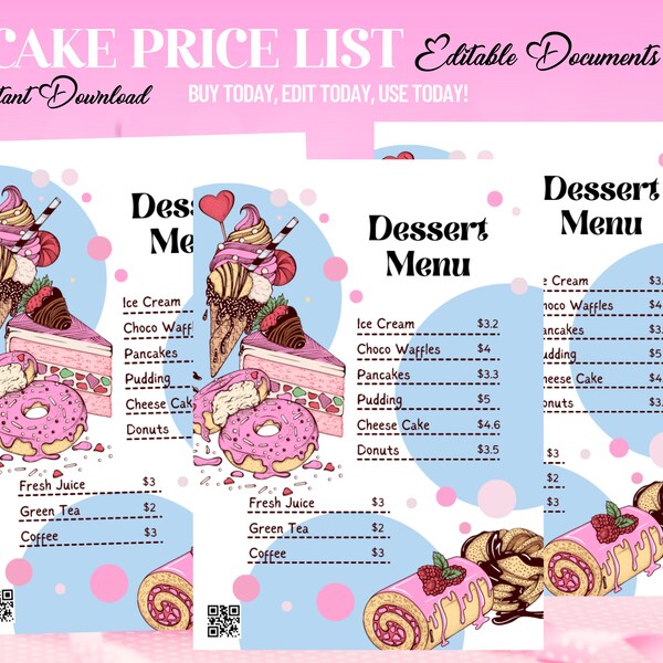 Cupcake Price List - Etsy