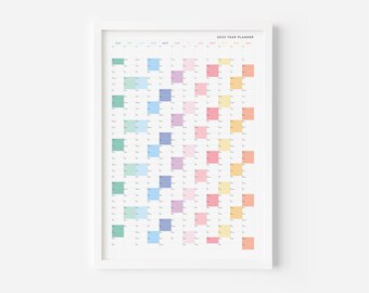 Giant 2024 Wall Calendar 2024 Large Wall Planner Annual Planner Yearly ...