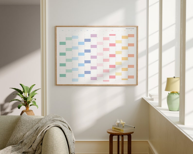 Giant 2024 Wall Calendar 2024 Large Wall Planner Annual Planner Yearly ...