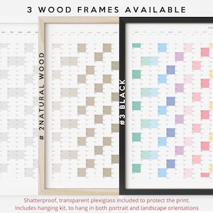 Giant 2024 Wall Calendar 2024 Large Wall Planner Annual Planner Yearly ...