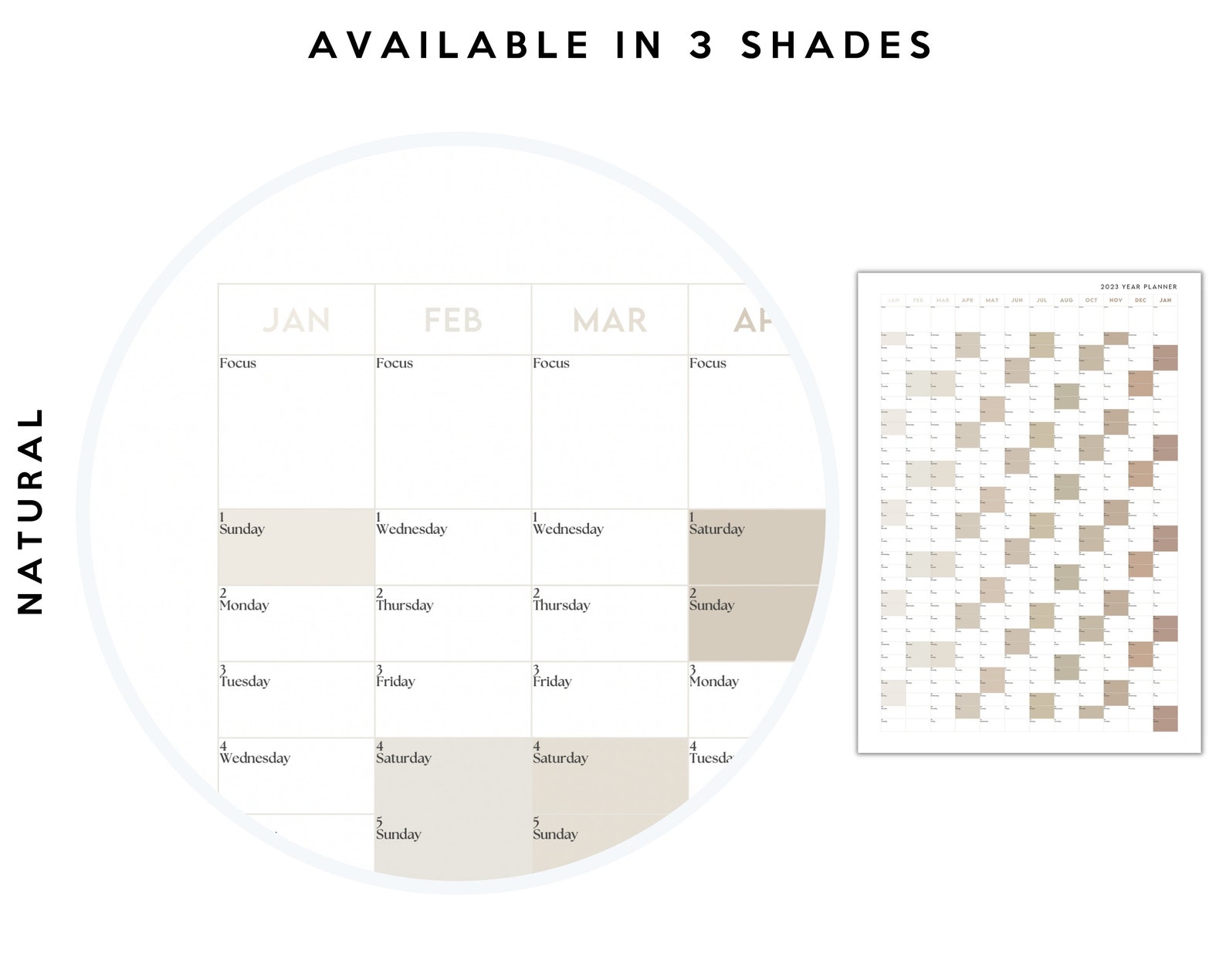 Giant 2024 Wall Calendar 2024 Large Wall Planner Annual Planner Yearly ...