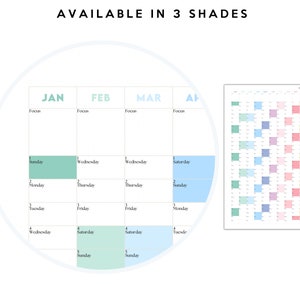 Giant 2024 Wall Calendar 2024 Large Wall Planner Annual Planner Yearly ...