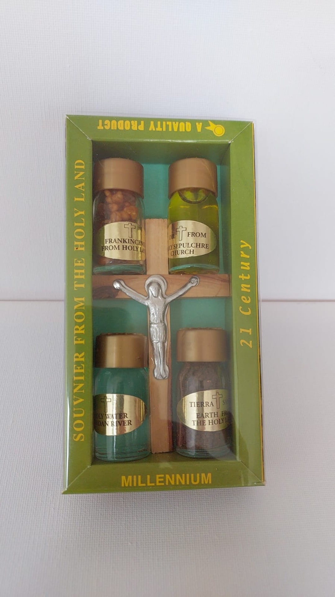 A Classic Millennium Holy Land Set : Holy Earth , Franck Incense , Holy ...