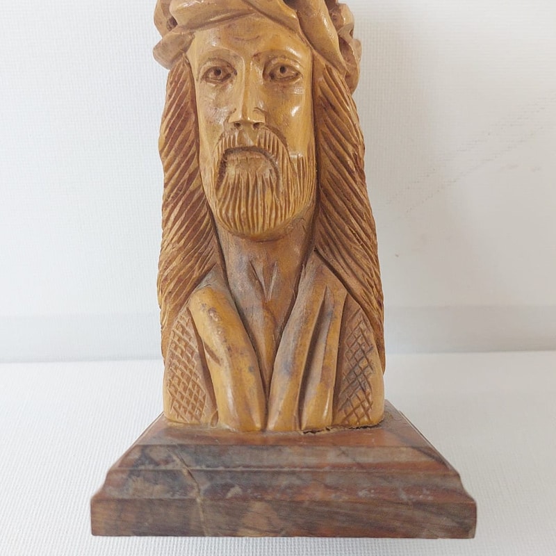 Jesus Wood Carving - Etsy