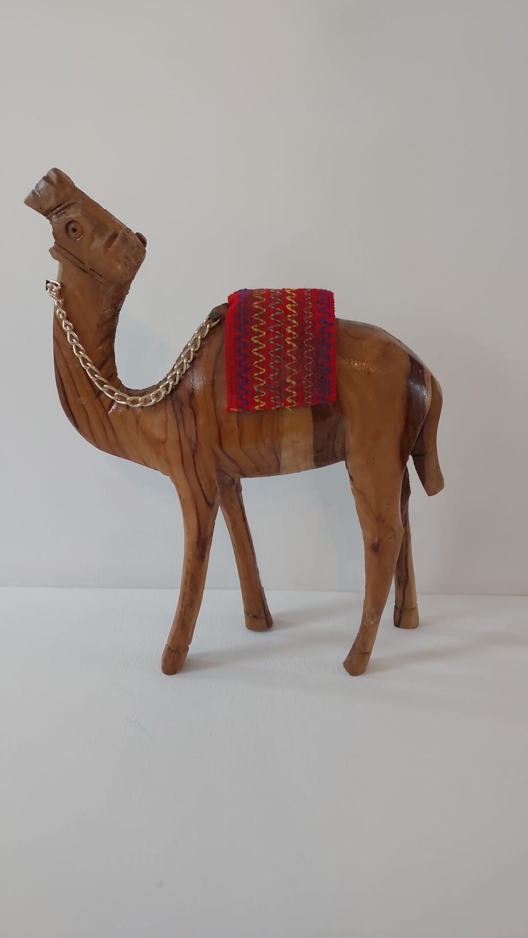 Vintage 1970s Olive Wood Camel Made in Bethlehem , Holy Land (mid Size ...