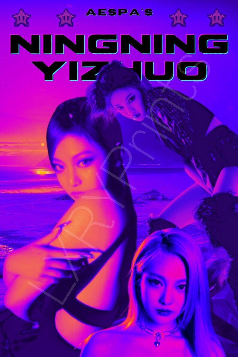 AESPA Ningning Digital Art Printout Poster - Etsy