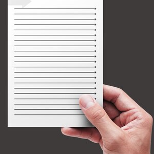 2x Arrow Paper for Everyday Use, Classroom, Journal Paper | PDF and JPG ...