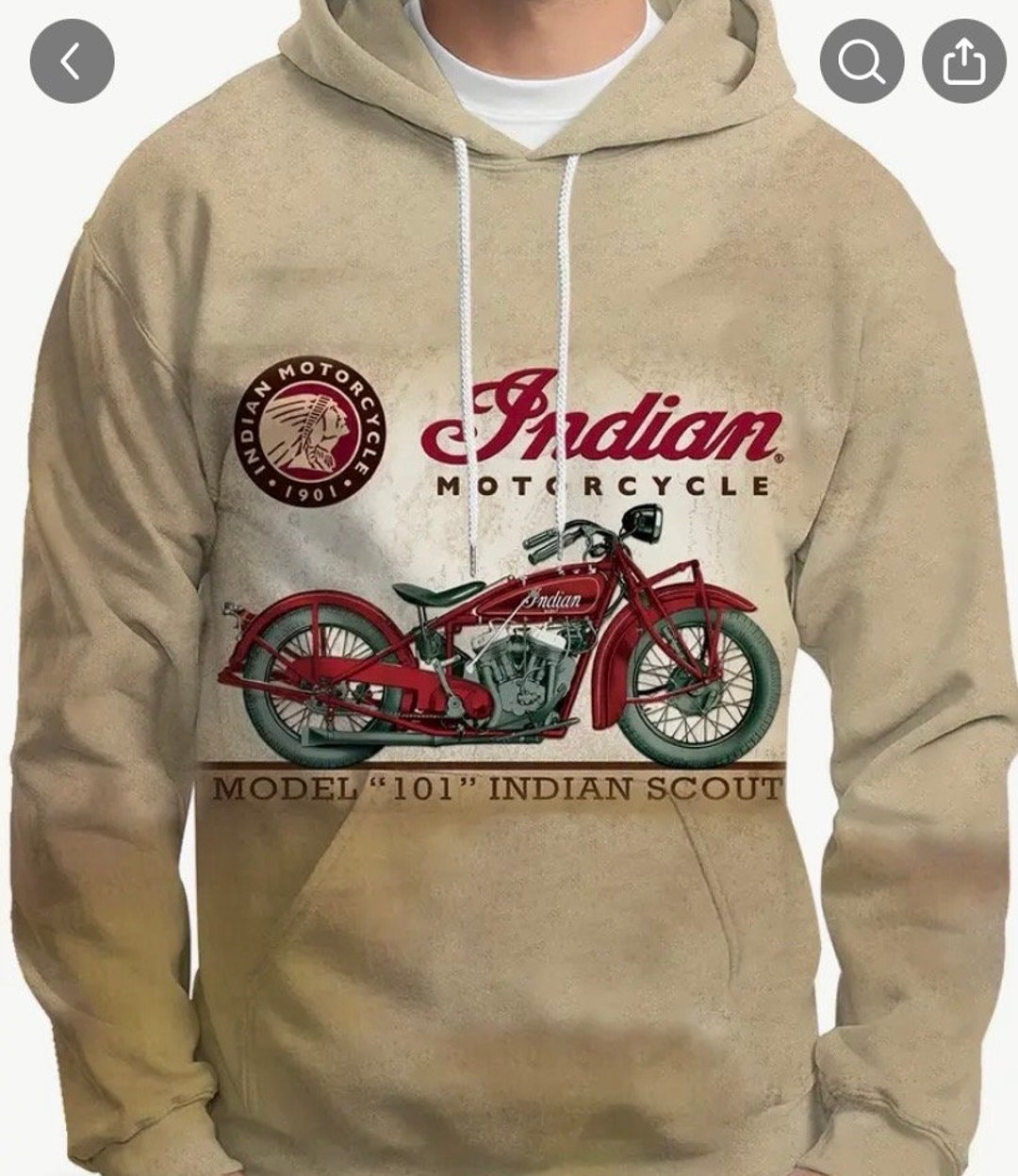 Indian Motorcycle Jacket Classic Scout XL New - Etsy