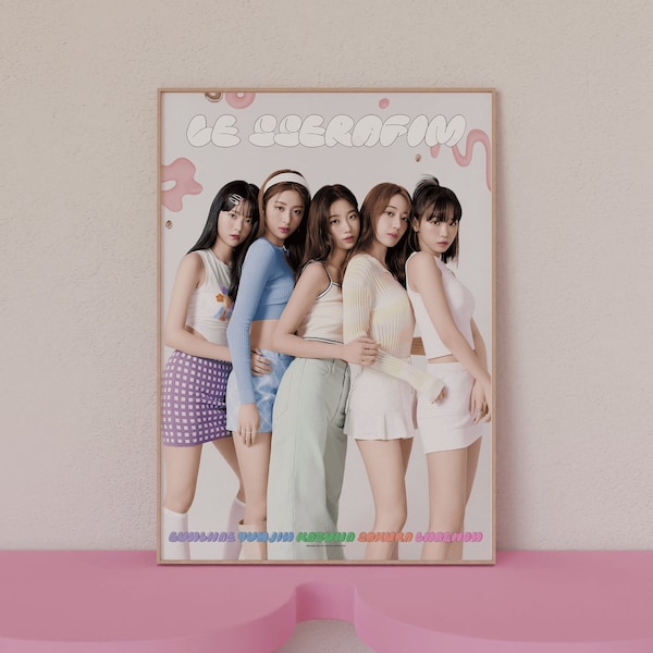 Le Sserafim Poster - Etsy